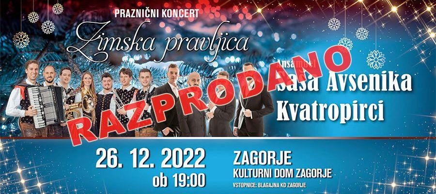 ZIMSKA PRAVLJICA " ANSAMBEL SAŠA AVSENIKA IN KVATROPIRCI" - zagorje.si